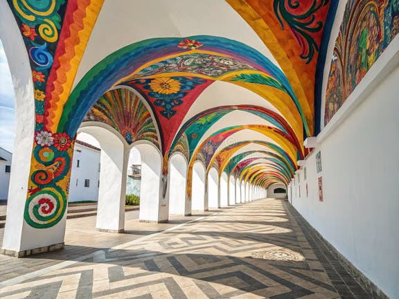 Vibrant Curvilinear Patterns Engaging Geometric Illustrations for ...