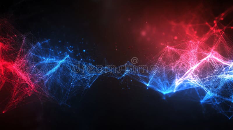 Vibrant Cyberpunk Background with Glitch Effect for Digital Art and ...