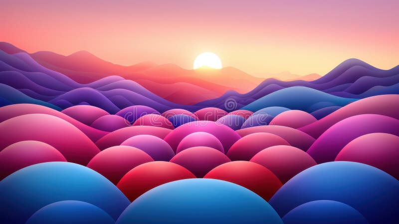 Vibrant 3D Balls Illustration for Posters, Flyers, Magazines, and Web ...