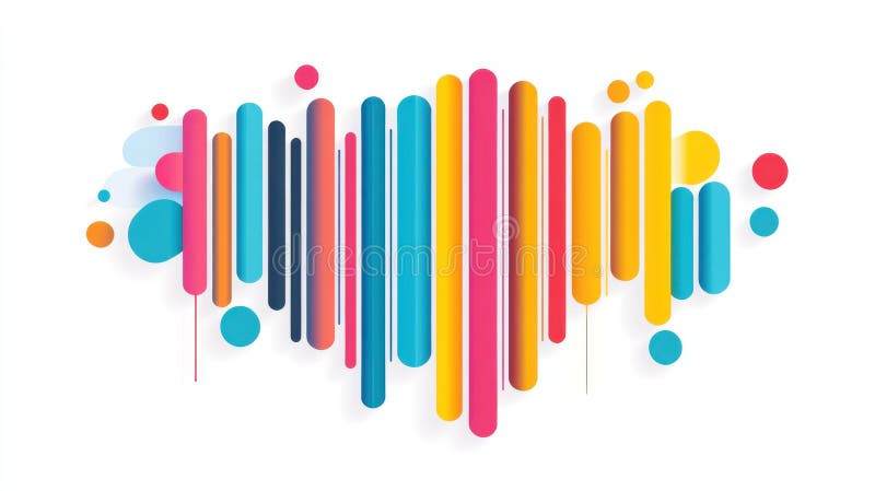 Vibrant D Barcode Design Featuring a Modern, Cartoonish Style and Rich ...