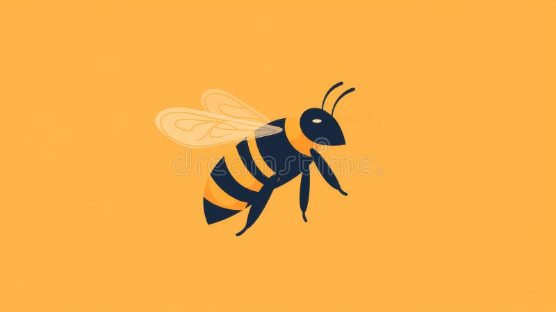 Vibrant D Bee Animation on a Green Screen, Perfect for Lively and ...