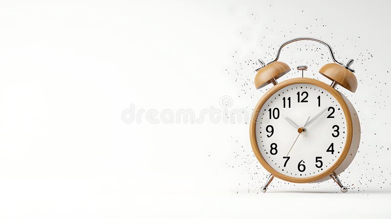 3D Cartoon Countdown Clock with Glowing Digits Stock Illustration ...