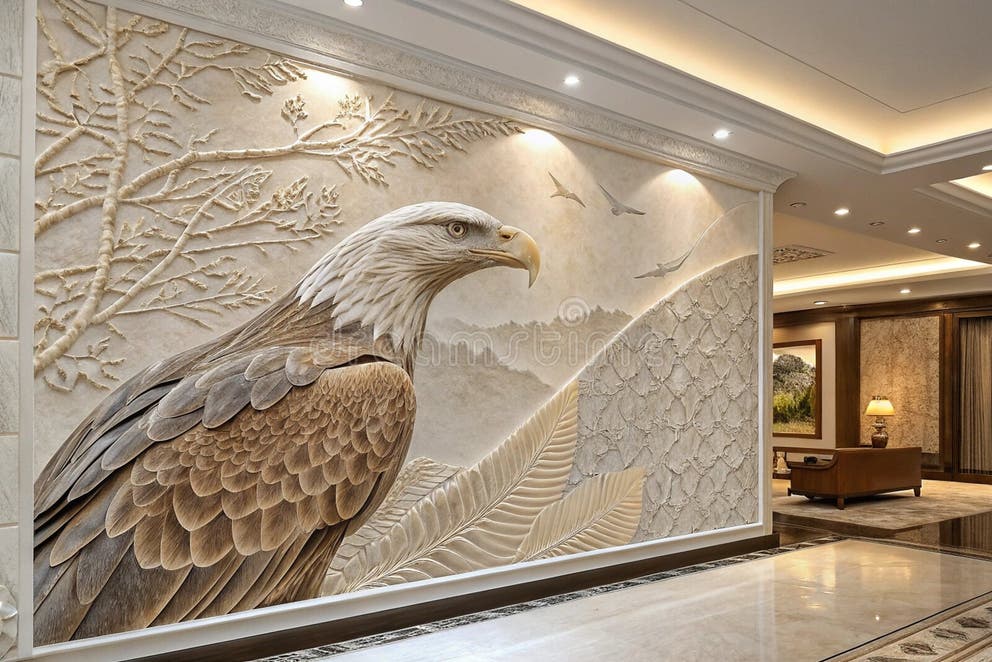 3D Digital Print Wallpaper 3D Illustration Stock Illustration ...