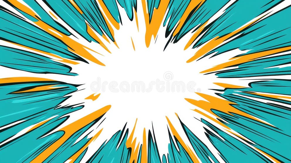 Vibrant D Energy Blast Effects Showcasing Dynamic Comic Action Patterns ...