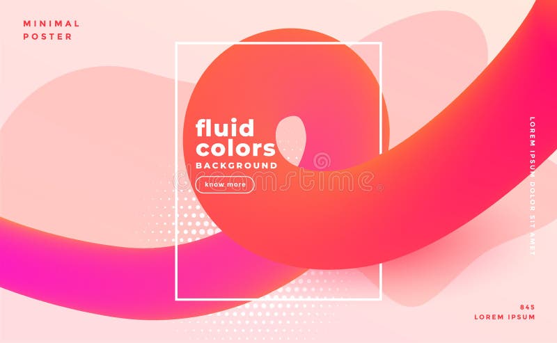 Vibrant 3d Flowing Fluid Motion Background Design Stock Vector ...