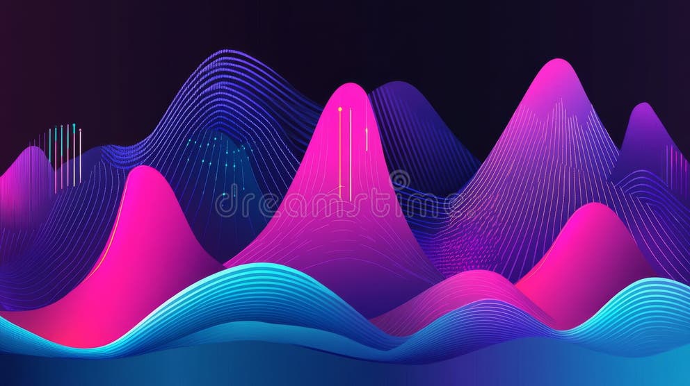 Vibrant 3D Futuristic Funnel Chart Featuring Dynamic Colorful Data ...