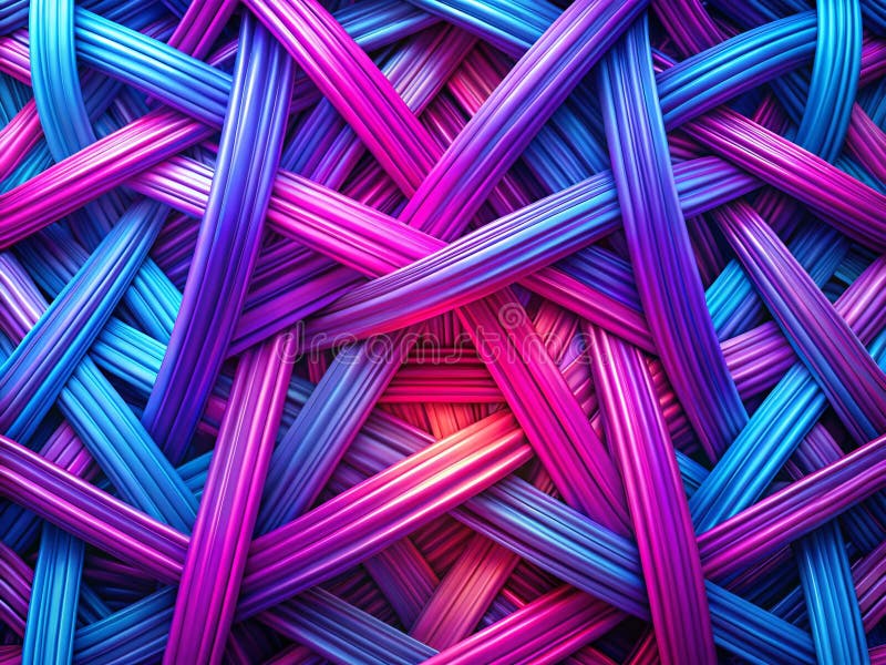 Vibrant 3D Geometric Lines Background Stunning Pink Purple and Blue ...
