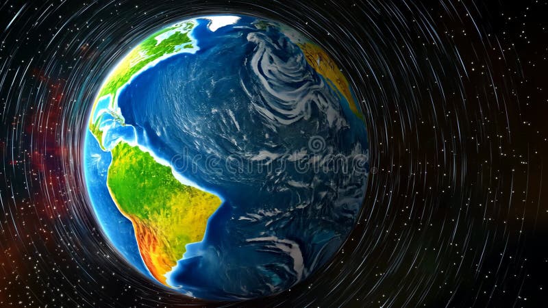 A Vibrant 3D Globe in Space with Dynamic Heat Zones, Picture Stock ...