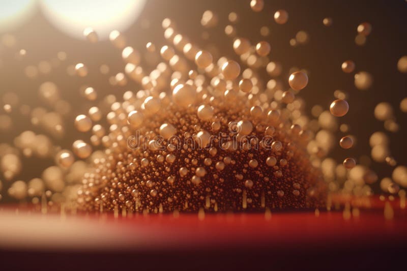 Vibrant 3D Illustration Depicting the Process of Diffusion in a ...