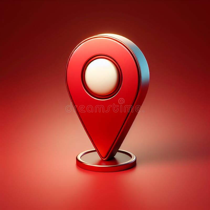Vibrant 3d Illustration of a Shiny Red Map Pin on a Seamless Maroon ... Vibrant 3d Illustration of a Shiny Red Map Pin on a Seamless Maroon ...