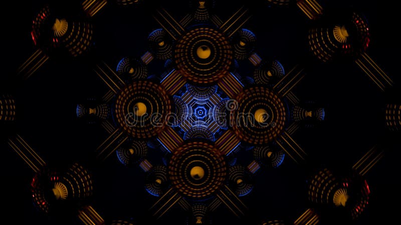 A Dynamic Neon 3D Pattern, Designed To Light Up VJ Visuals and Parties. Stock Footage - Video of ...