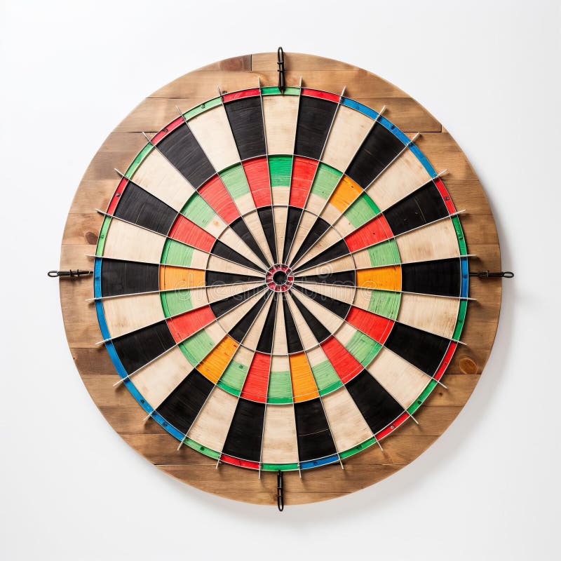 Vibrant Dartboard Composition with Traditional and Modern Elements ...