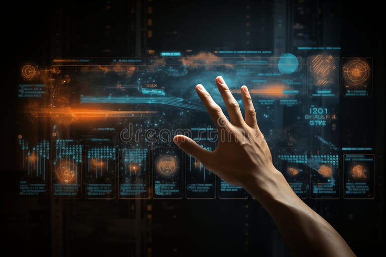 A Vibrant Data Analytics Dashboard Displaying Real-time Insights ...