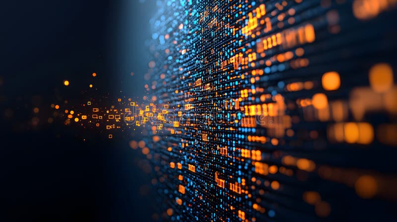 Vibrant Data Streams Representing the Pulse of the Digital World and ...