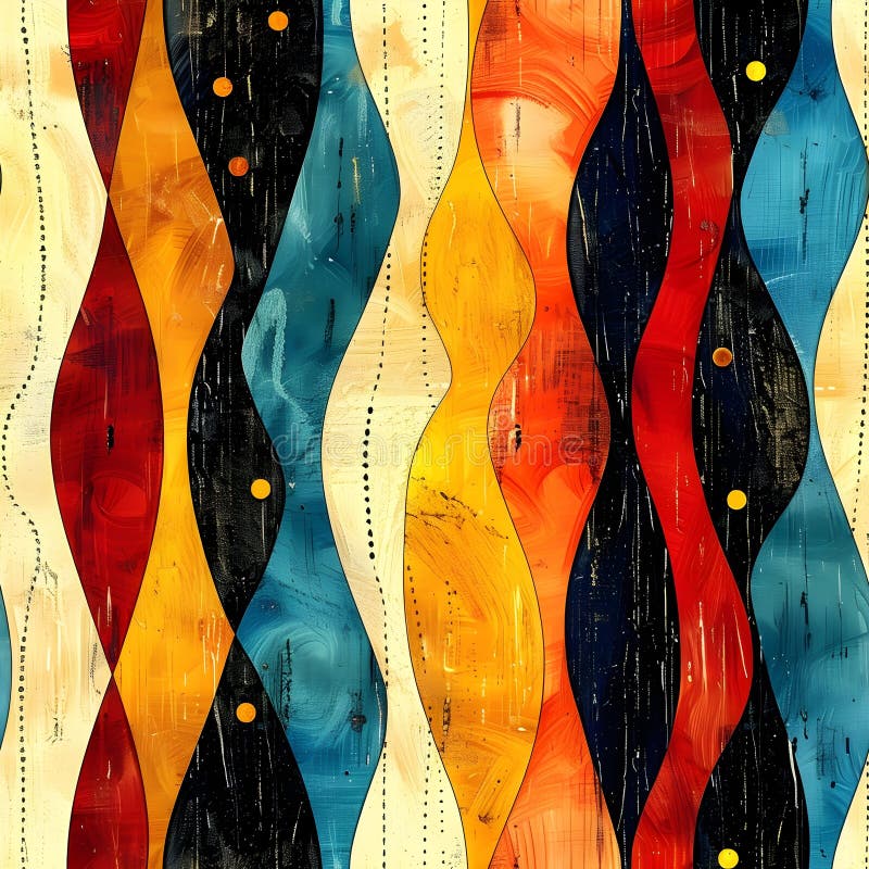 Vibrant Decorative Stripes for Creative Designs Stock Illustration ...