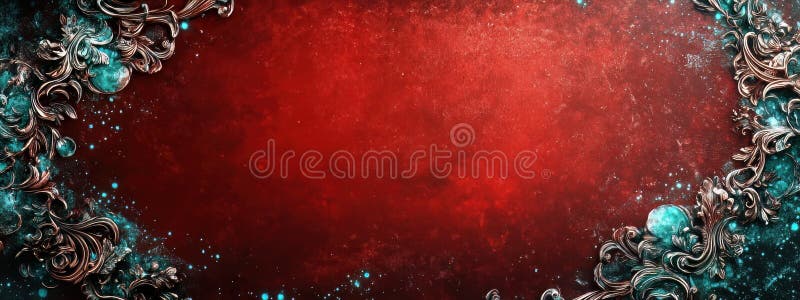 Vibrant Deep Indigo Banner with Neon Yellow Bokeh Frame Stock ...