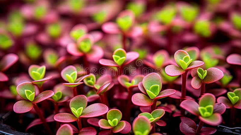 Vibrant and Delicate Microgreens Capturing the Rich Colors and Textures ...