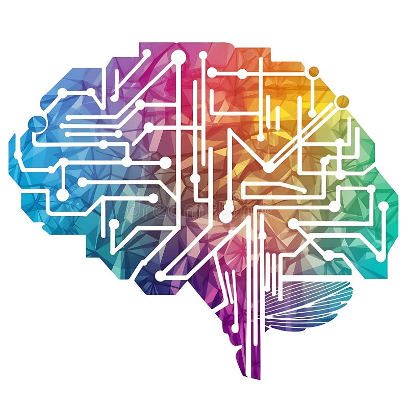 A Vibrant Depiction of Artificial Intelligence and Neural Networks in a ...