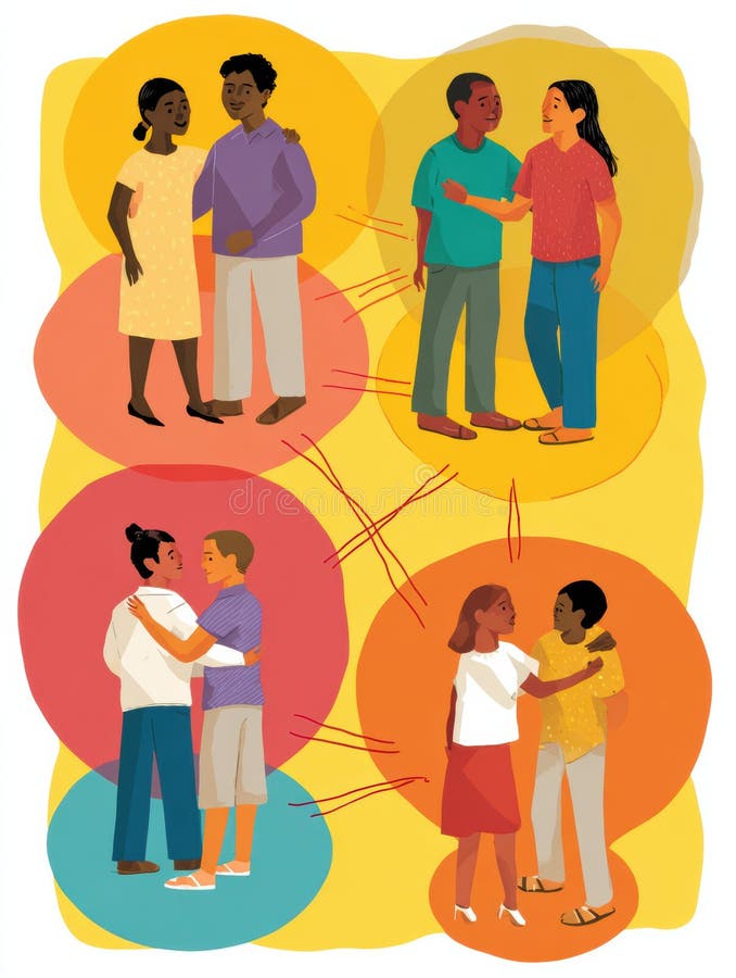 Peer Support Visual Plan Illustrating Connections among Individuals ...