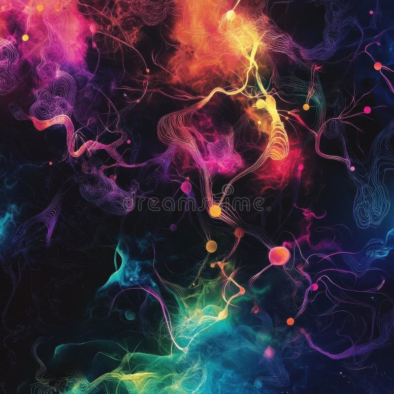 Scientific Illustration Showcasing the Brain and Nervous System with ...