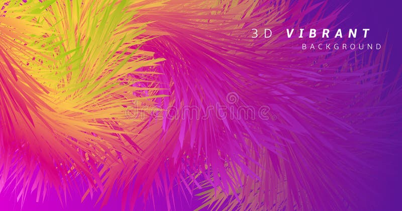 Vibrant Design. 3d Gradient Movement Stock Illustration - Illustration ...