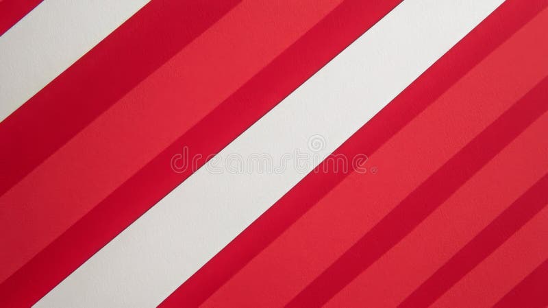 Striking Red and White Diagonal Stripes Create a Bold Visual Pattern ...