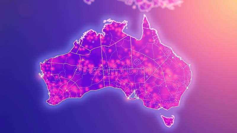 Vibrant and Detailed AIGenerated Map of Victoria Australia a Stunning ...