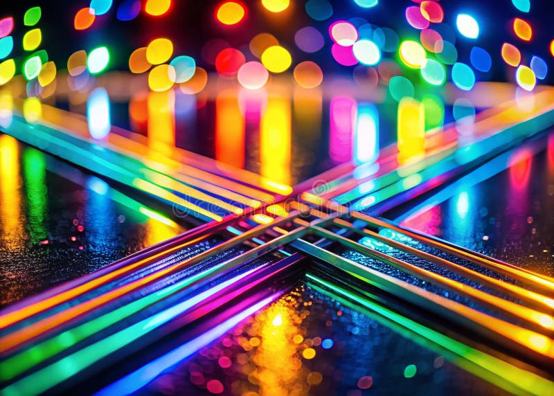Vibrant Diagonal Lines a Mesmerizing Abstract TiltShift Art Background ...