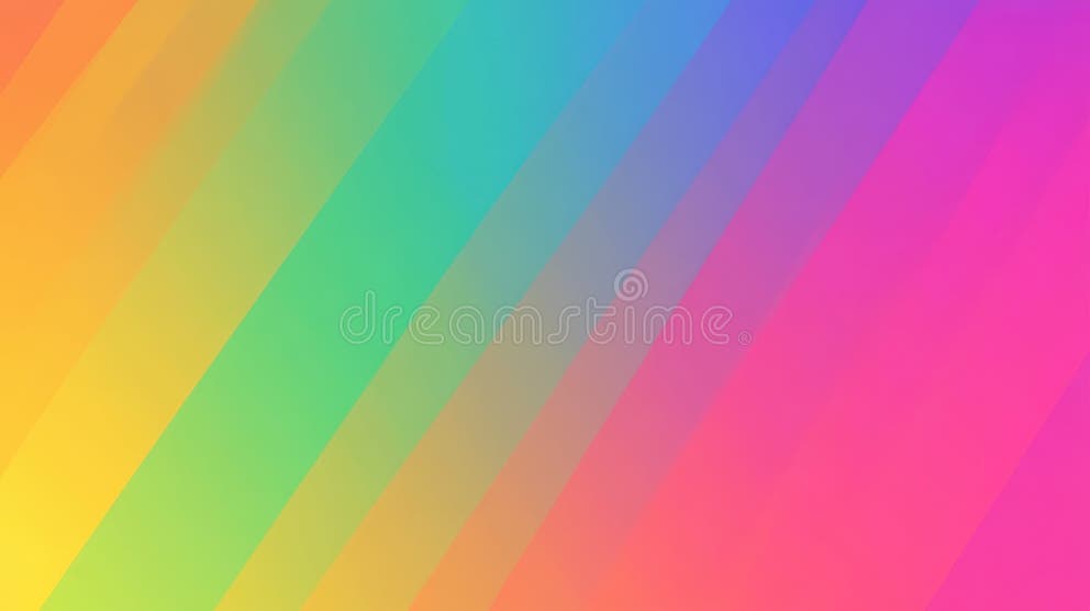Vibrant Diagonal Rainbow Gradient Background – Colorful Abstract ...