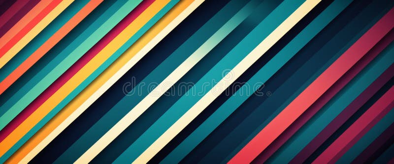 Vibrant Diagonal Stripes in Abstract Geometric Pattern for Modern ...