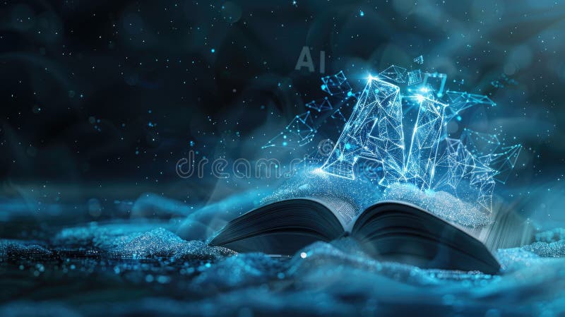 A Vibrant Digital Artwork Portraying the Concept of Artificial ...