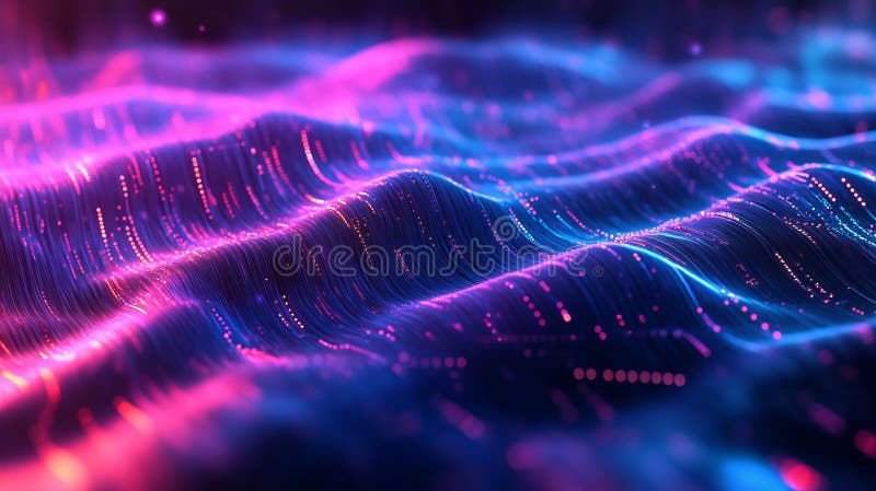 A Vibrant Digital Background that Enhances Themes Related To Technology ...