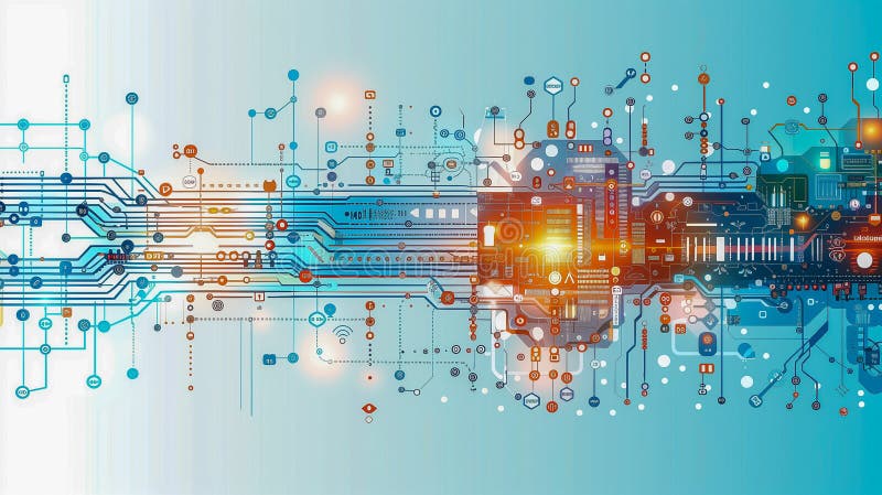 Complex Digital Circuit with Interconnected Networks and Data Flow ...