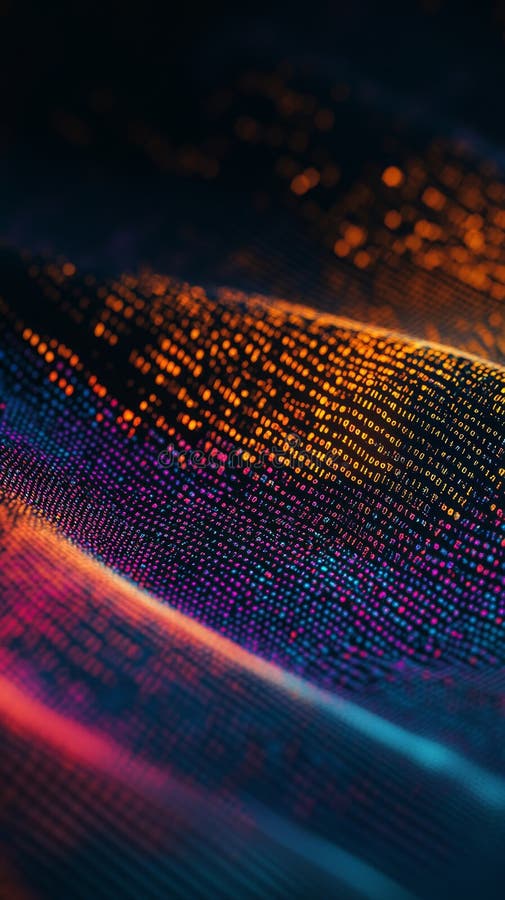 Vibrant Digital Gradient Background with Shifting Light Patterns in ...