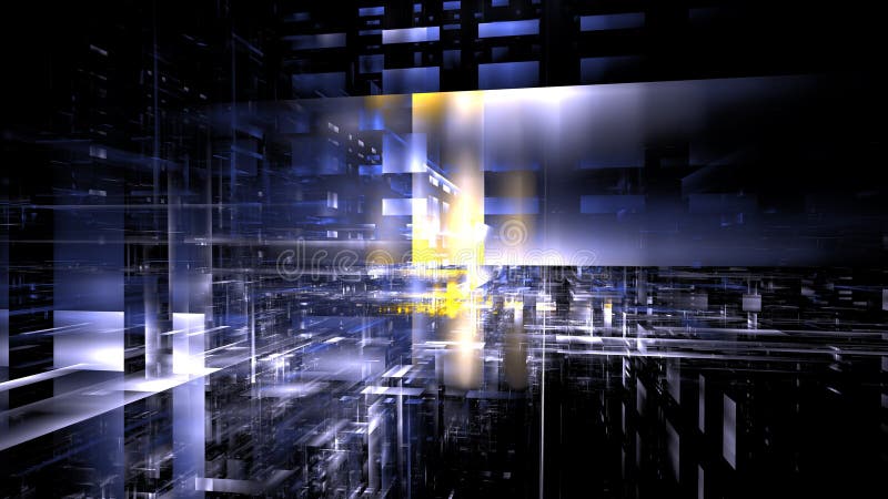 Vibrant Digital Landscape Filled with Mesmerizing Geometric Patterns ...