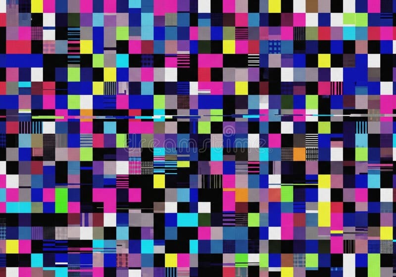 Colorful Glitch Like Digital Stock Illustrations – 588 Colorful Glitch ...