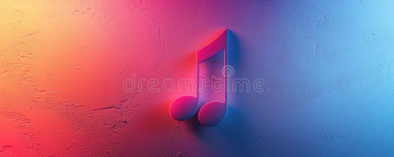Musical Note Artwork Abstract Digital Design Colorful Vibes Creative ...