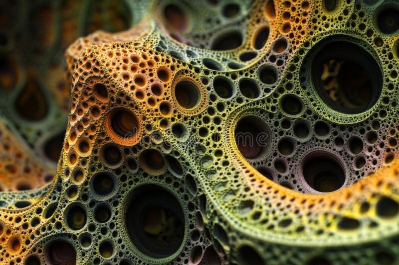 Vibrant Digital Tessellation Art Piece Stock Illustration ...