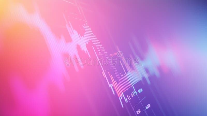 Colorful Digital Waveform Illustrating Sound Patterns and Frequencies ...