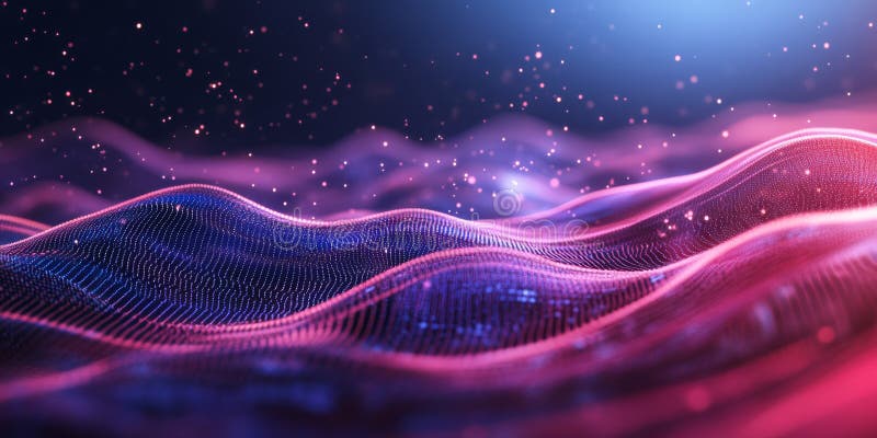 Vibrant Digital Waves an Engaging and TechInspired Background for ...
