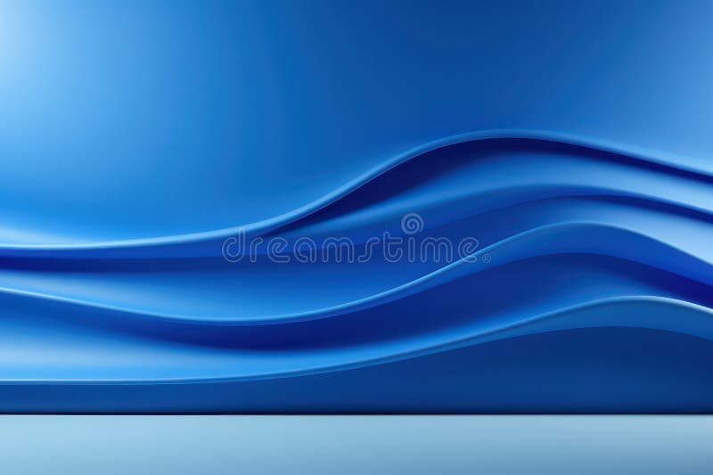 Vibrant Dimensions: Abstract 3D Rendering in Blue, a Mesmerizing ...