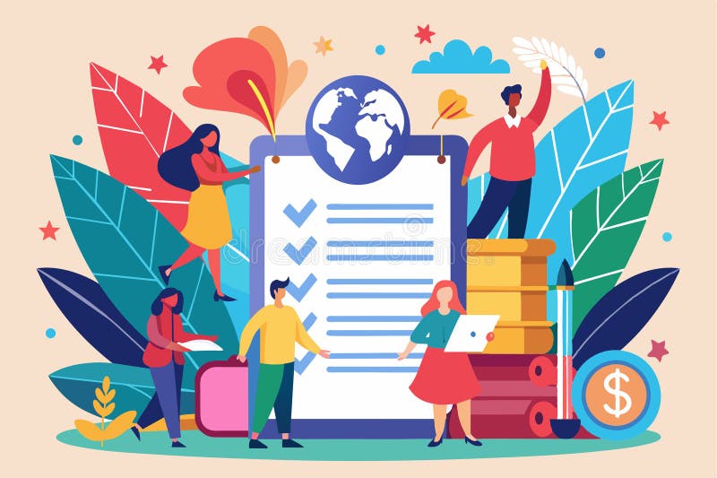 A Vibrant Display of Characters Engaging with a Customizable ...