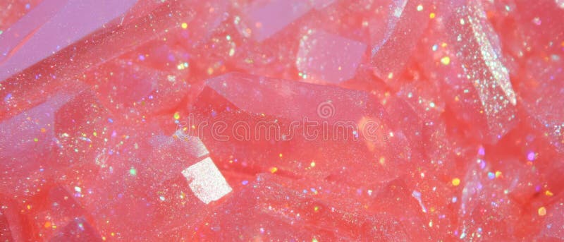 Vibrant Display of Chunky Pink Glitter with Sparkling Effect in ...