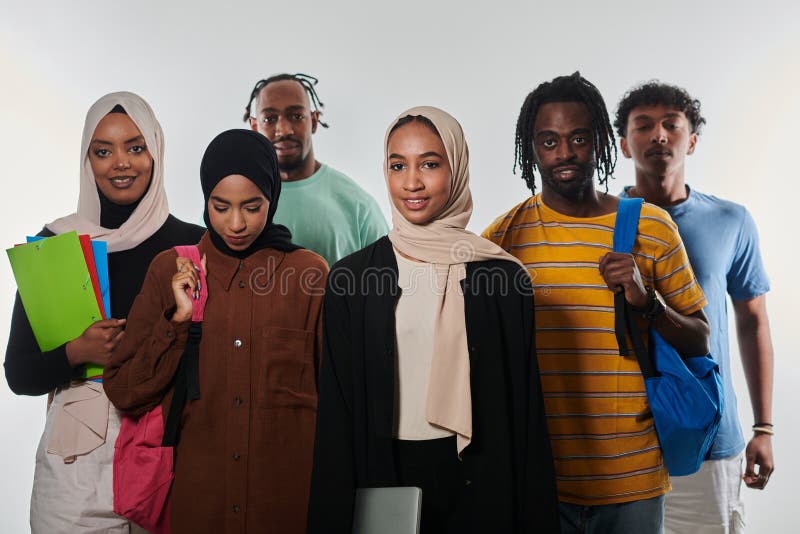 In a Vibrant Display of Educational Diversity, a Group of Students ...