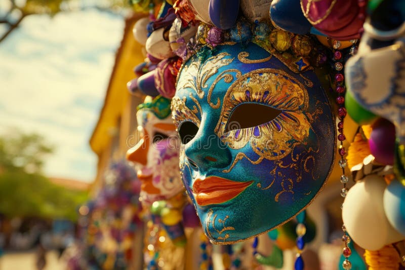 Uruguay Carnaval Festive Still Life Stock Illustration - Illustration ...