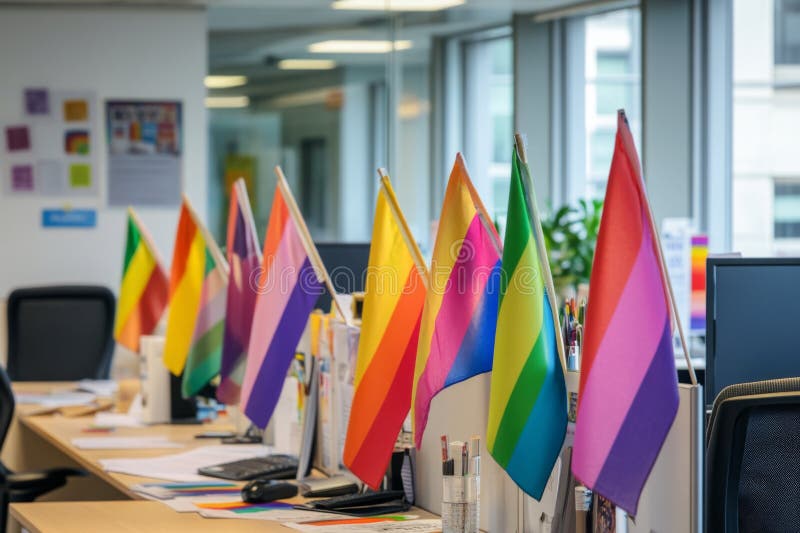 A Vibrant Display of Flags Representing Diversity and Inclusion in the ...