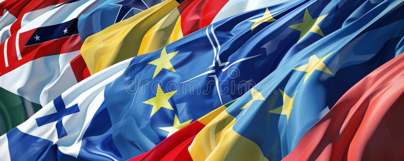 Vibrant Display of International Flags Showcasing Global Unity and ...