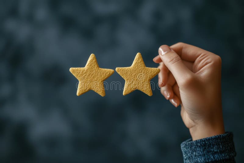 A Vibrant Display of Three Colorful Star-shaped Objects in Red, Yellow ...