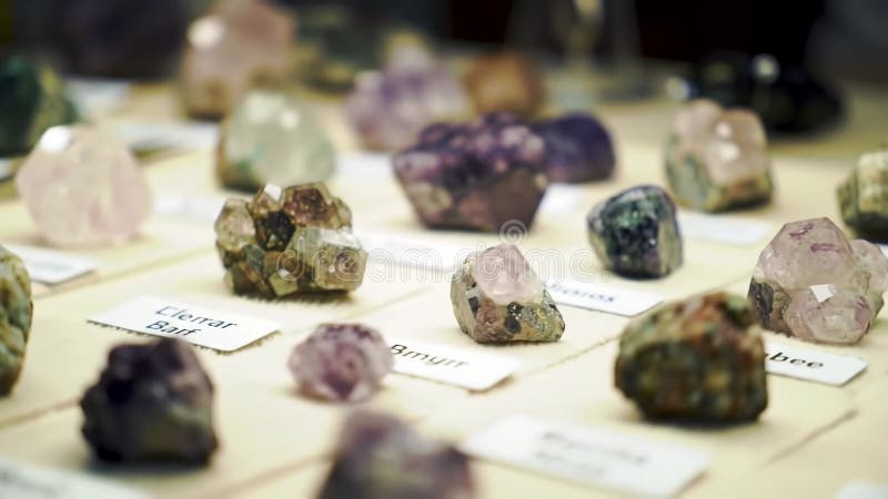 A Vibrant Display of Various Gemstones on a Table, Showcasing Their ...