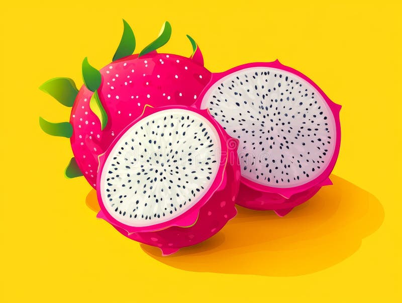 Vibrant Dragon Fruit Design Captured in Stunning Ultra Hd Close-up ...